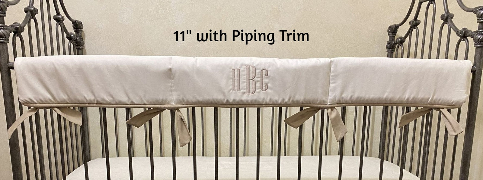 Custom Cotton Rail Cover - Choose Your Fabrics - Just Baby Designs