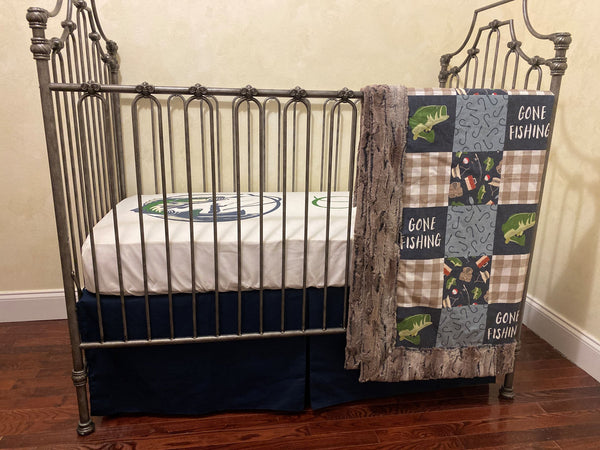 Fishing Crib Bedding, Boy Baby Bedding - Just Baby Designs