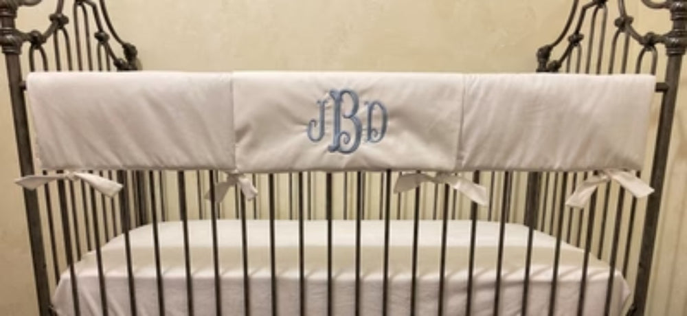Custom Cotton Rail Cover - Choose Your Fabrics - Just Baby Designs