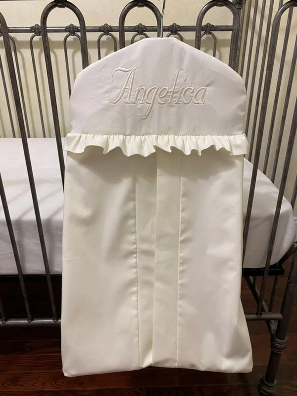 Ivory Hanger Style Diaper Stacker - Just Baby Designs