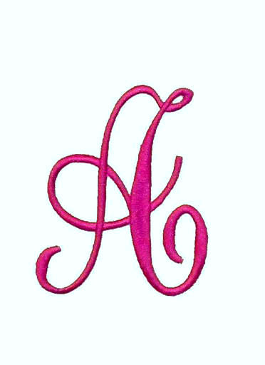 Single Letter Monogram - Just Baby Designs