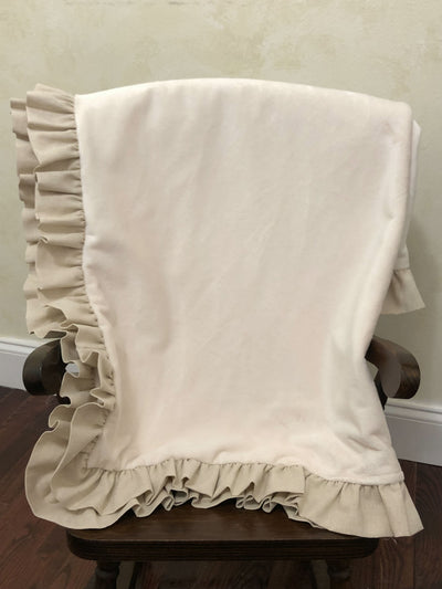 Linen Crib Bedding - Gender Neutral Baby Bedding, Girl Crib Bedding, C ...